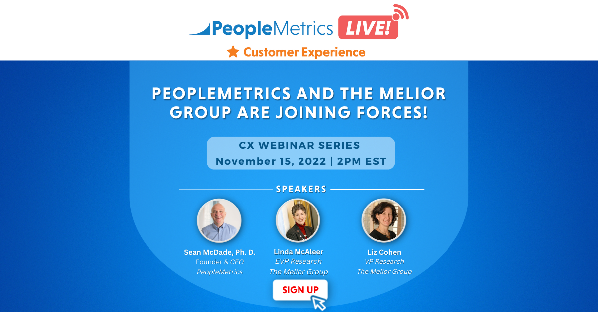 PeopleMetrics and The Melior Group are joining forces!