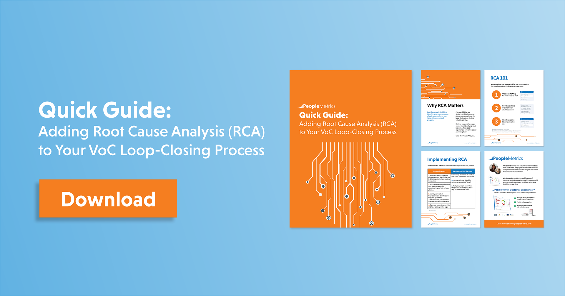 Download the Quick Guide for Adding RCA to Your VoC Loop-Closing Process